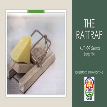 Chapter the Rattrap class 12 ppt | PPTX