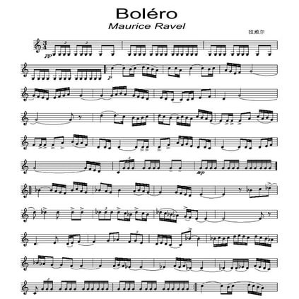 DOWNLOAD-BOLERO DE RAVEL- VIOLINO | PDF