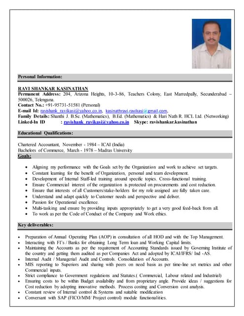 Meera Raman Cv | PDF