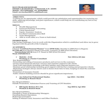 Ravi cv work_ex_10 yrs | DOC