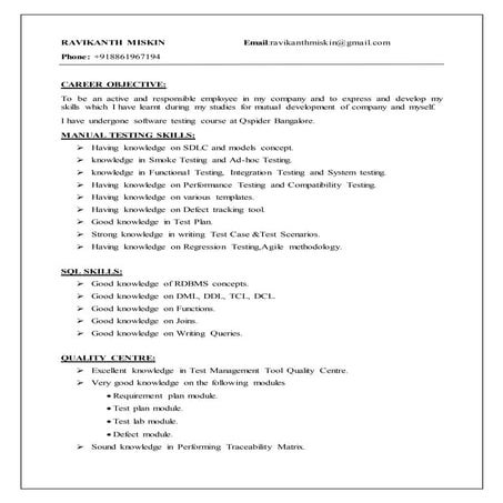 Ravikanth new1 | DOCX