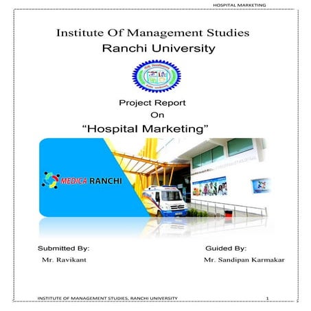 Hospital project report | PDF