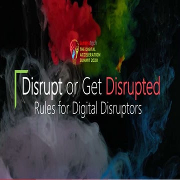 10 Rules for Digital Disruptors - Ravi Reddy, CEO, SuneraTech | PPTX