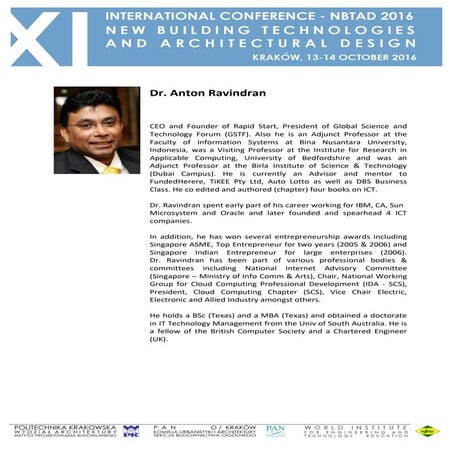 Dr. Anton Ravindran | PDF