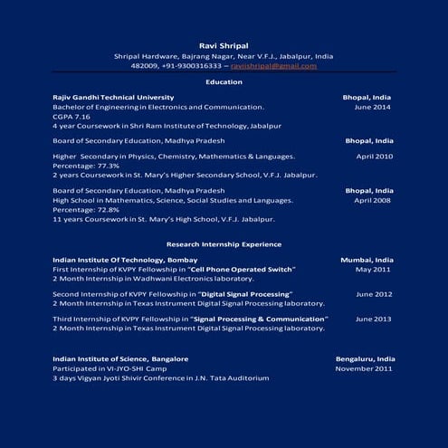 Ravi shripal bluee | PDF