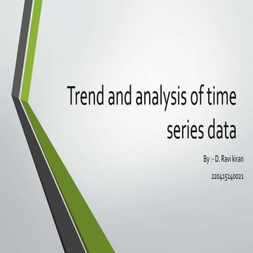 TRend analysis os time series data .pptx