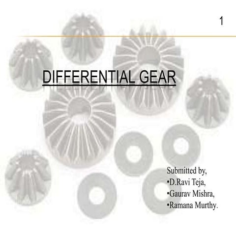 Automobile Differential System | PPTX