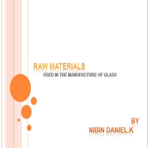 Raw materials | PPTX
