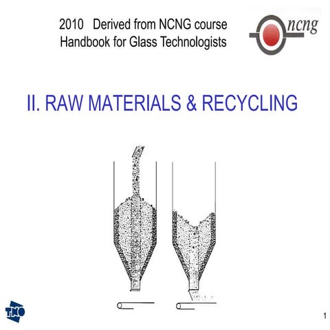 Raw materials & cullet | PDF