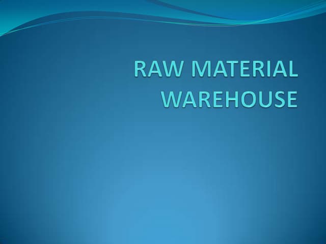 Good Warehousing Practice.pptx-1.pdf | Logistics | Business