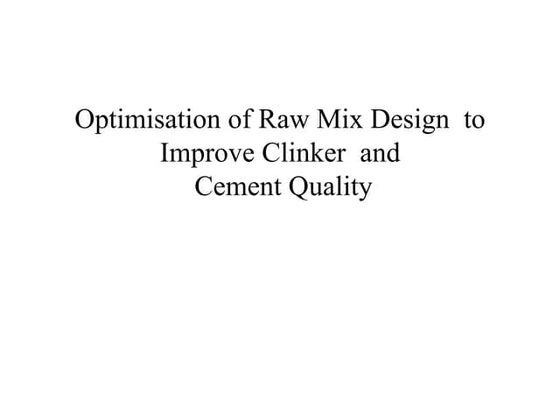 The chemical composition of cement | PDF