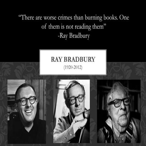 Ray Bradbury: Modern Sci-Fi Author | PPT