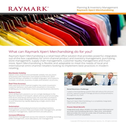 Raymark Xpert Merchandising | PDF