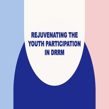 Rejuvenating the Youth Participation in Disaster Risk Reduction and ...