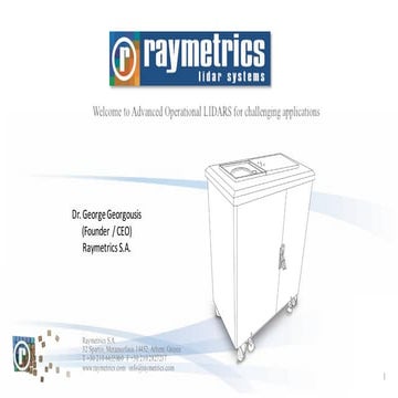 Raymetrics at Open Coffee Athens #92 | PPT