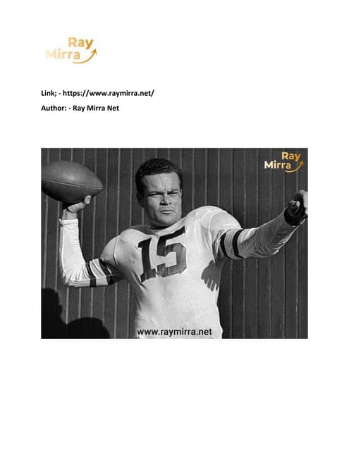 Ray Mirra Biography Details | PDF