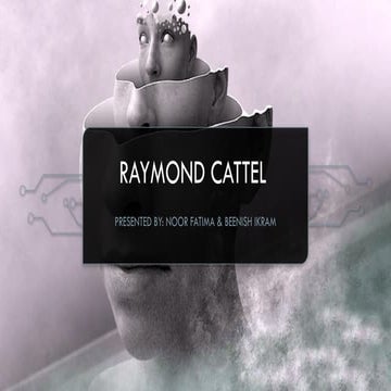 Raymond Cattell dispositional and trait theory- Copy.pptx