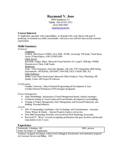 DanBowersResume Updated Office | DOCX