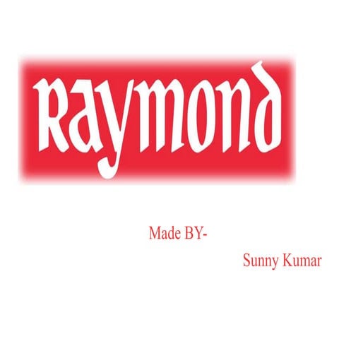 Raymond ltd. | PPTX