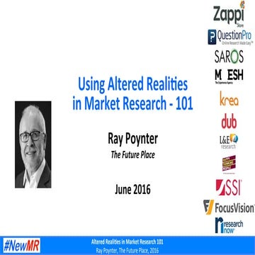 Ray poynter - Altered Realities - 2016 | PPT