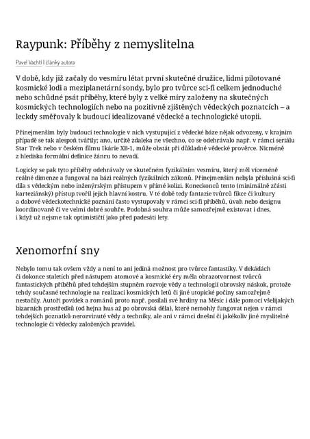 Raypunk mindmap v 1.0 | PPT