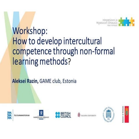 How to develop intercultural competence through non-formal learning ...