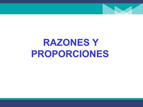 Tablas De Proporciones Y Razones