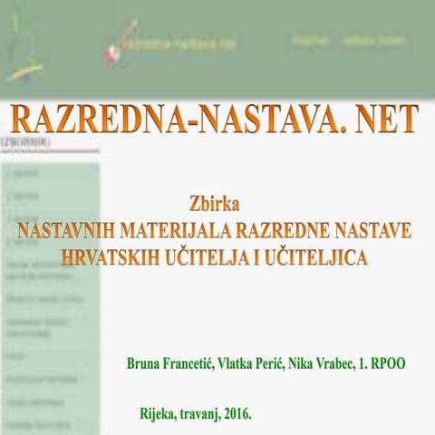 Portal razredne nastave | PPSX