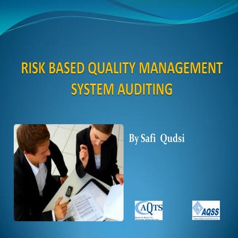 Risk Based Quality Management System Auditing | PDF | Business ...