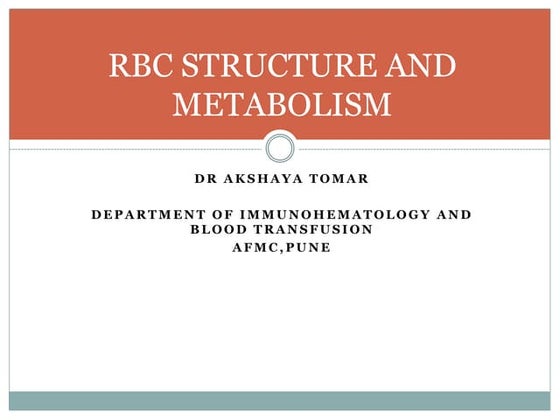 Introduction to haematology laboratory | PPT