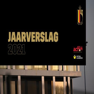 KBVB Jaarverslag 2021 | PPT