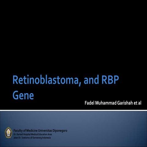 Rb gene and cell cycle | PPT