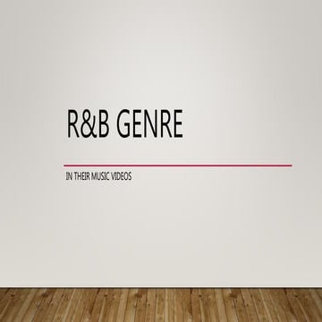 R&B genre | PPTX | R&B/Soul/Funk | Music