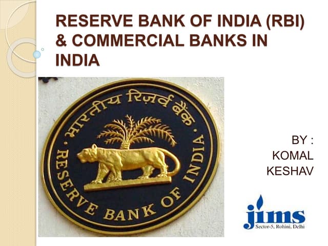 The reserve bank of india | PPTX