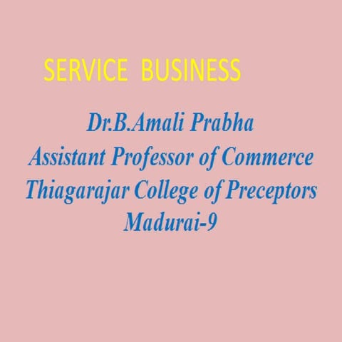 Service Business Pptx