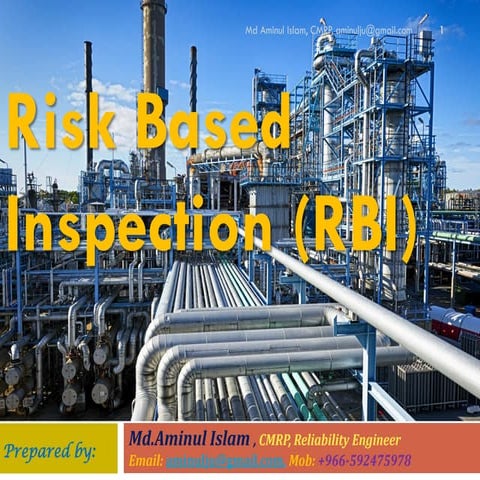 Risk-Based Inspection (RBI) by aminul islam | PDF