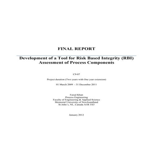 Rbi final report | PDF