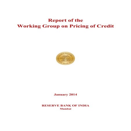 RBI pricing of credit | PDF