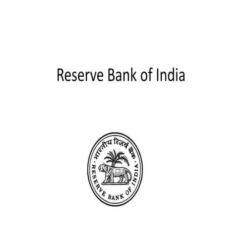 RBI Banking Insurance Services PPT | PPTX