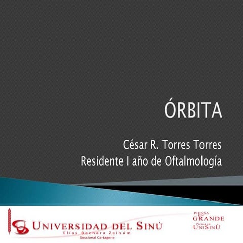 Anatomia de la orbita ocp | PPTX