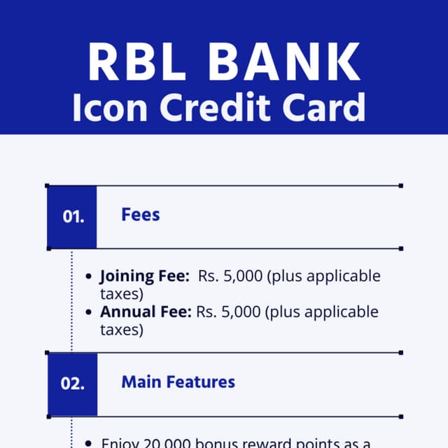 RBL Bank Icon Credit Card | PDF