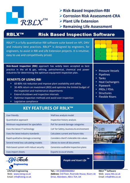 Risk Based Inspection Services | PDF