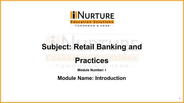 Introduction to banking operations | PPT