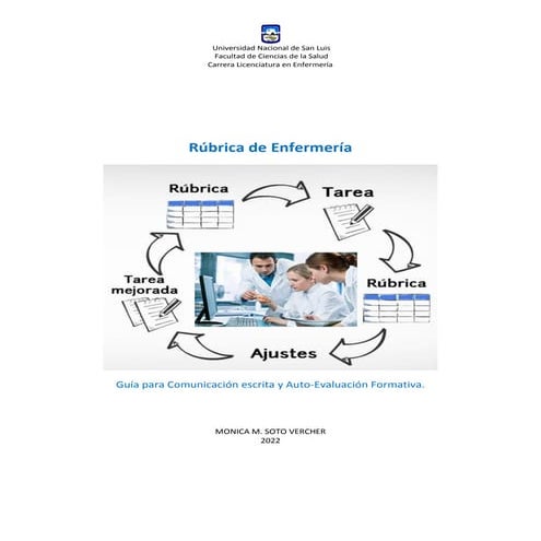Rúbrica de comunicación escrita para enfermeras. Guía y formulario ...