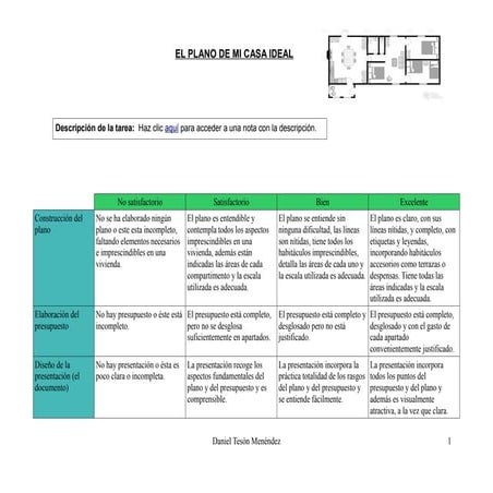 Plano de mi casa ideal | PDF