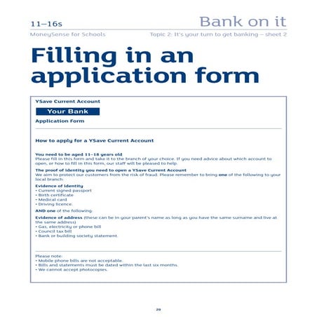 Rbs application form | PDF
