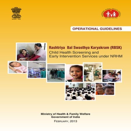 Rashtriya bal swasthya karyakram (rbsk) | PPTX