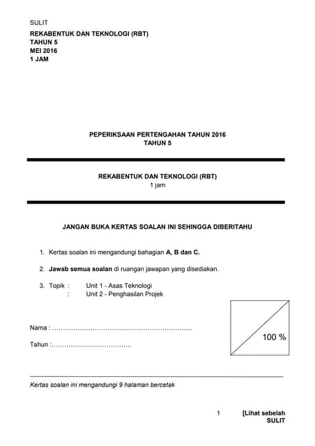 Soalan tahun-5-set-1 | PDF