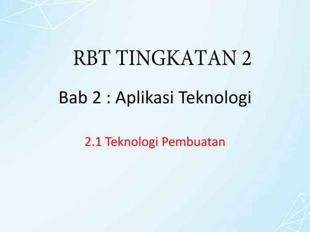 Rbt tingkatan 2 reka bentuk mekanikal 2.2.1 | PPTX