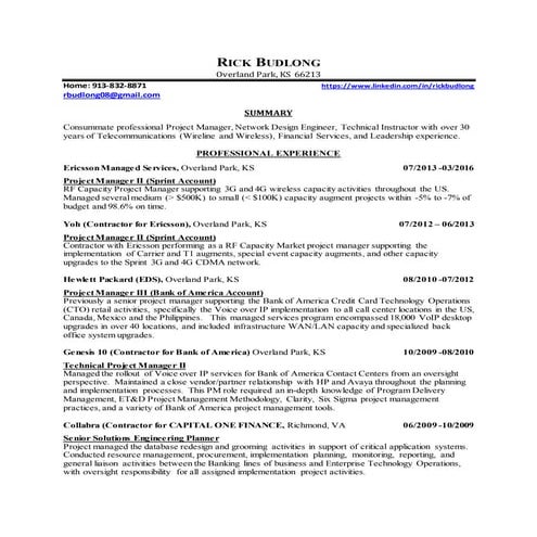 Resume of Lynn Barsolona | DOC